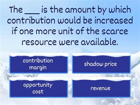 Limiting Factor Analysis 04 Quiz Limiting Factor Analysis 04 Quiz