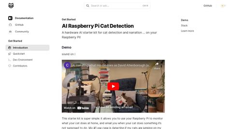 Ai Raspberry Pi Cat Detection Featuresalternativesfaq And More
