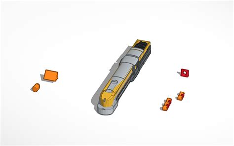 3d Design Stream Lined Locomotive Tinkercad