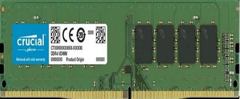 Crucial DDR SDRAM Gb Ddr Desktop Ram Single Channel DDR Mhz At Piece In Coimbatore