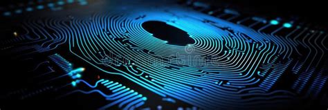 Fingerprint Authentication Ensuring Digital Safety Stock Illustration Illustration Of