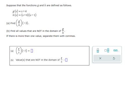 Solved Suppose That The Functions G And H Are Defined As Chegg