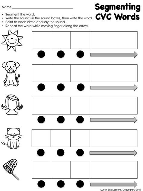 Cvc Letter Sound Segmenting Box Free Sound Boxes Ela Writing Cvc Word Activities