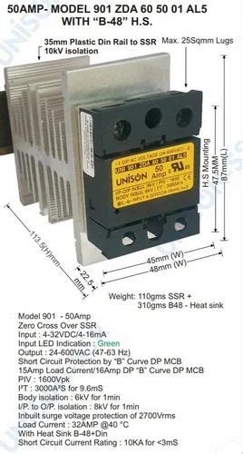 Dc To Ac Solid State Relay Model 901 At Best Price In Mumbai By P R