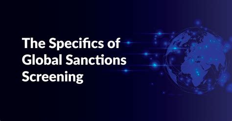 What Is Global Sanctions Screening