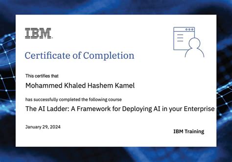 Mohammed Khaled Hashem Kamel On Linkedin Ai Ibmtraining