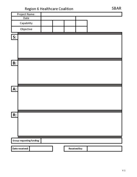 40 Blank Sbar Templates Word Pdf ᐅ Templatelab