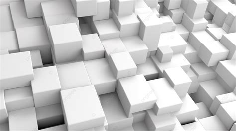 3d Rendered Texture Of Rectangular Shapes Protruding Horizontally On White Abstract Background