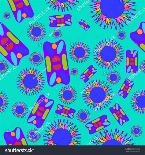 Fine Seamless Texture Abstract Circles Details Stock Vector Royalty Free Shutterstock