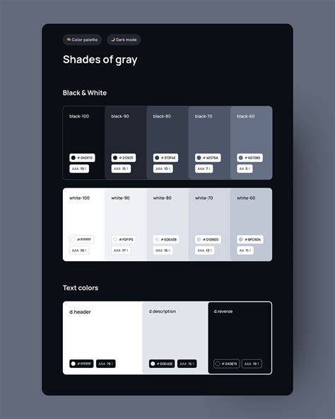 dark mode color palette artofit