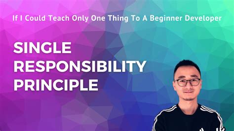 React Clean Code Apply Single Responsibility Principle In React Component Design YouTube