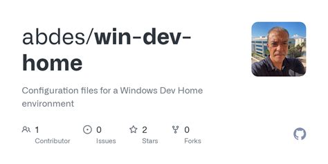 GitHub Abdes Win Dev Home Configuration Files For A Windows Dev Home Environment