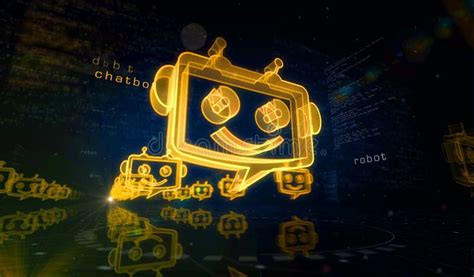Chatbot Ai Online Assistant Support Symbol Digital Concept 3d Illustration Stock Illustration