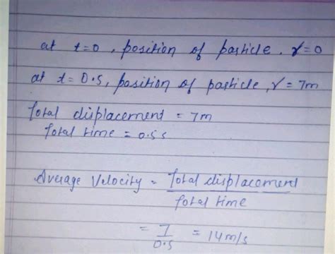 A Particle Is Executing SHM About Y Along Y Axis Its Position An Instant Is Given By