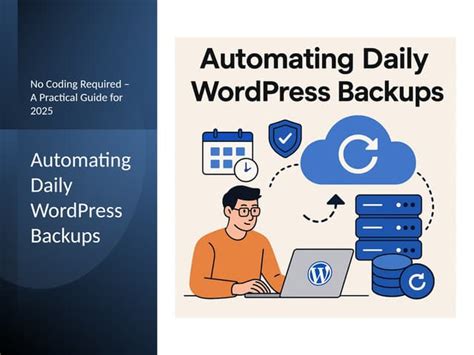 how to automate daily wordpress backups no coding required ppt