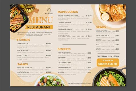 Menu Design Assignments Bapu Graphics