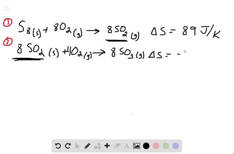 SOLVED Given The Entropy Change For The First Two Reactions Below Calculate The Entropy Change