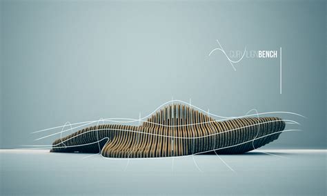parametric design curvilign bench on behance