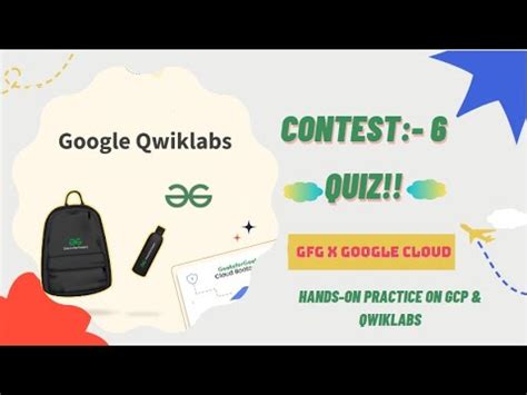 Contest Hands On Practice On GCP QwikLabs Gfg X Google Cloud YouTube