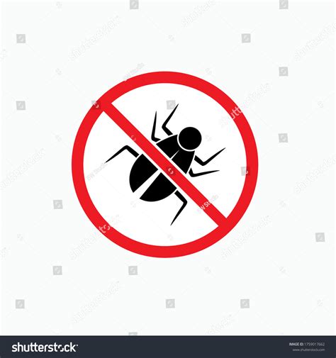 No Debug Icon No Bug Symbol Stock Vector Royalty Free