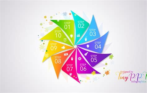 Circle Chart Infographic Process