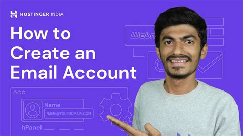 How To Create An Email Account For Professional Use Hostinger India Youtube