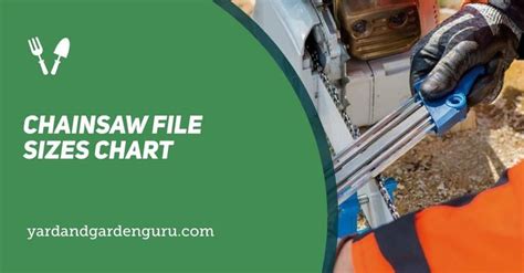 Chainsaw File Sizes Chart | Chainsaw file, Chainsaw, File size