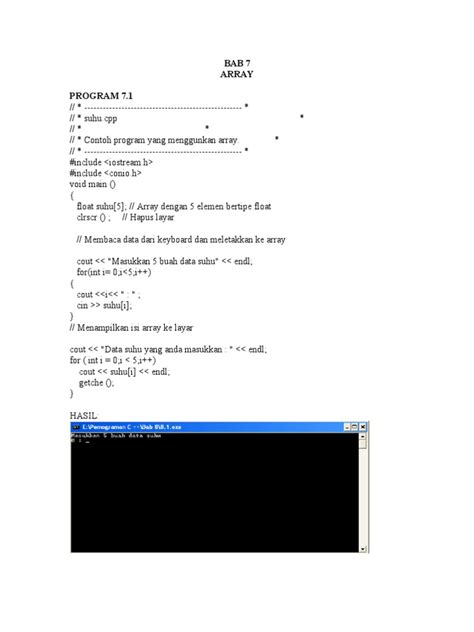 Bab 7 Array Pdf