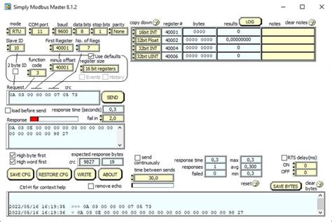 Copy Settings From Simply Modbus Rtu Master To Our Advanced Serial Data
