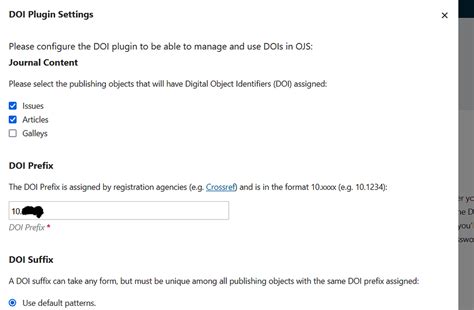 Datacite Automatic Doi Registration In Ojs Software Support Pkp