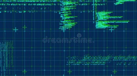 Animation Of Data Processing Over Grid On Blue Background Stock Footage Video Of Community