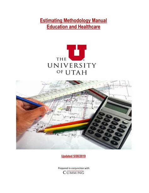 Pdf Estimating Methodology Manual Education And Healthcare Dokumentips