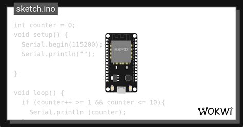 Latihan Counter Wokwi Arduino And ESP Simulator