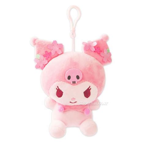 산리오 산리오 핑크 쿠로미 벚꽃 체리블라썸 키링 가방고리 정식제품 위시버킷