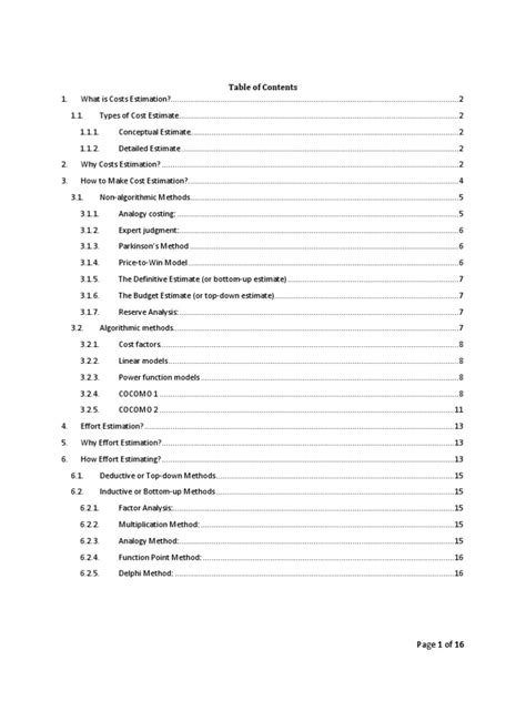 Software Cost And Effort Estimation Pdf Computing And Information