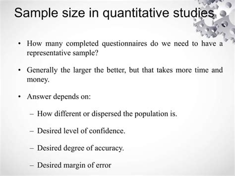Lect 10 Sample Size Estimation Ppt Science