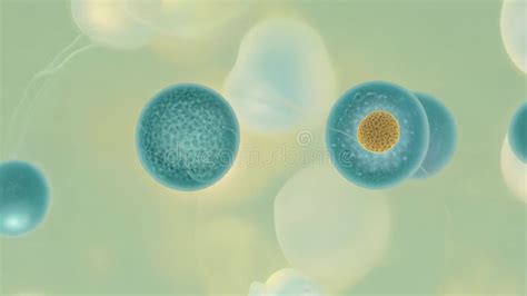 Exploring The Microscopic World Of Cellular Structures And Interactions In High Detail Animation