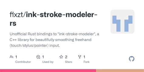 Github Flxztink Stroke Modeler Rs Unofficial Rust Bindings To Ink Stroke Modeler A C