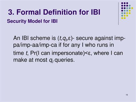 Ppt An Efficient And Provable Secure Identity Based Identification Scheme In The Standard