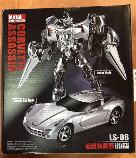 Transformers Black Mamba Bmb Ls 08 Ls08 Corvette Assassin Aka Upsized Mpm Sideswipe Misb