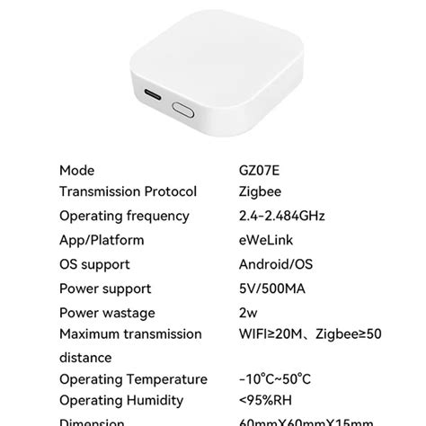 Ewelink เกตเวย์ Zigbee สำหรับเชื่อมต่อกับเซ็นเซอร์และอุปกรณ์ Zigbee ต่างๆ และมี Security Mode
