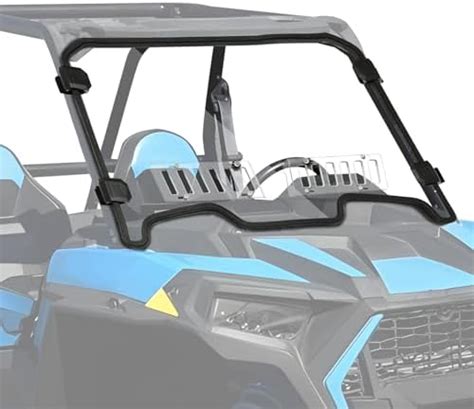 Amazon.com: Clear Half Windshield Heavy Duty Scratch Resistant Windscreen with Two Clamps ...