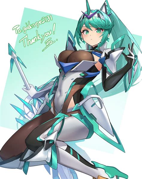 pneuma (xenoblade chronicles and 1 more) drawn by ryou_(ponpgo) | Danbooru