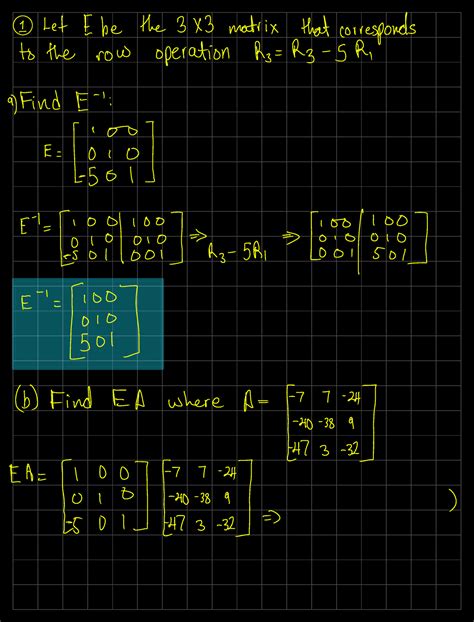 2 5 elementary matrices i let e be the 3 3 matrix that corresponds to