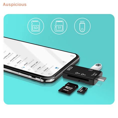 มงคล Otg Type C Micro Sd Card Reader Type C To USB Otg อะแดปเตอร In USB TF Card USB