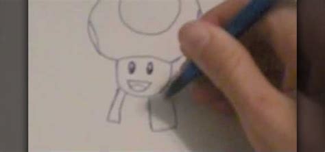 How To Easily Draw Toad From Super Mario Drawing Illustration WonderHowTo