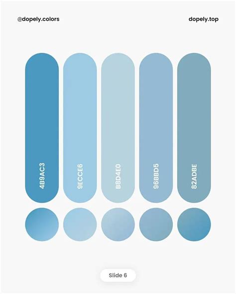 蓝色系配色参考 花瓣网