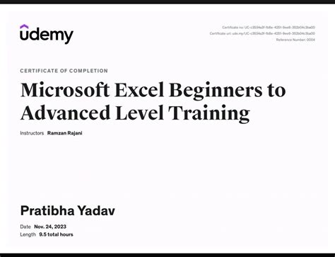 Udemy Microsoftexcel Certification Dataanalysis Linkedinlearning