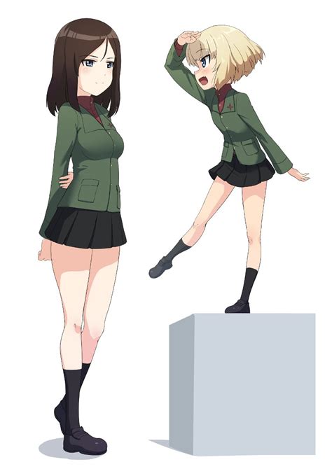 Katyusha And Nonna Girls Und Panzer Drawn By Buchikaki Danbooru