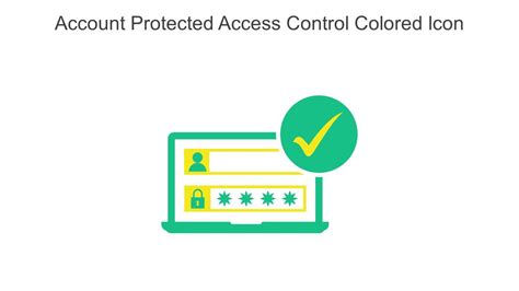 Account Protected Access Control Colored Icon In Powerpoint Pptx Png And Editable Eps Format Ppt
